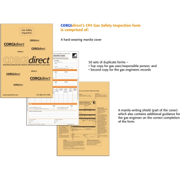 CORGIdirect Gas Safety Inspection Form - CP4