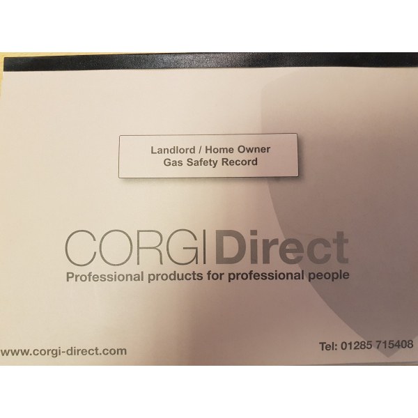 Landlord Gas Safety Pads CP12