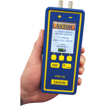 Anton APM 145 Differential Manometer with Tilt Boot, Magnet & Hook