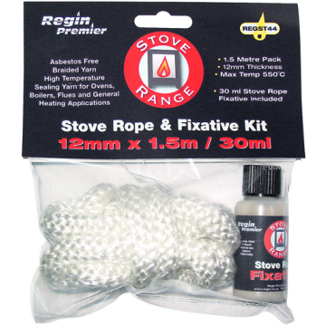 Regin Stove Range - Stove Rope & Fix Kit - 12mm & 30ml